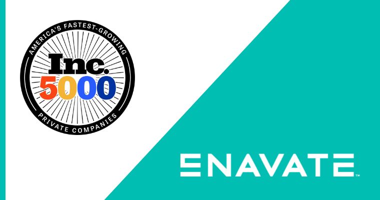 For the 3rd Time, Enavate Makes the Inc. 5000 List With a Three-Year Revenue Growth of 311 Percent